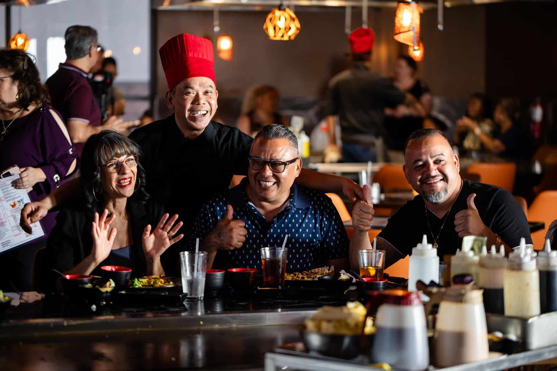 Hibachi chef at Thai Spice Sushi & Hibachi in Selma